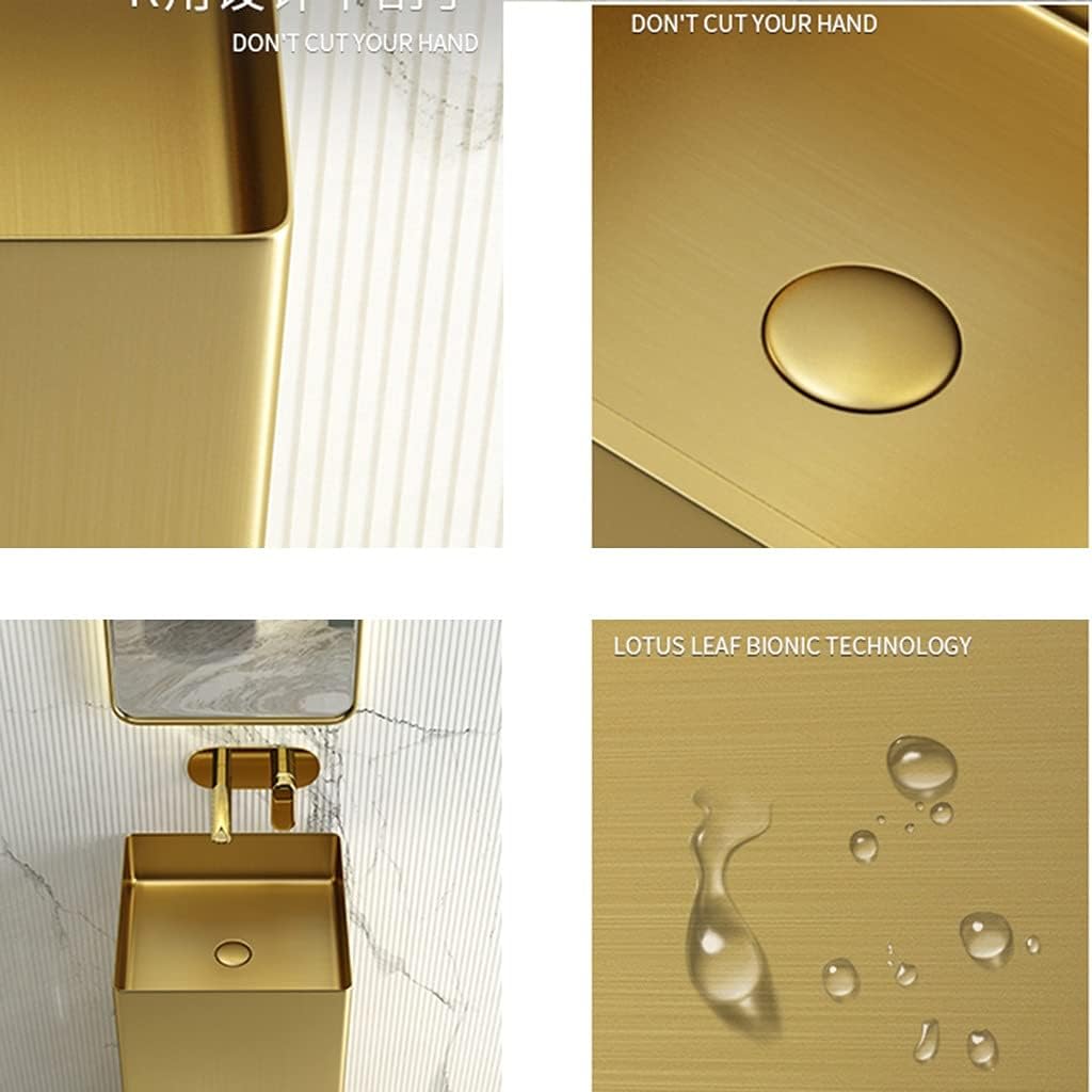 Luxury Square Freestanding Basin | Stainless Steel Basin